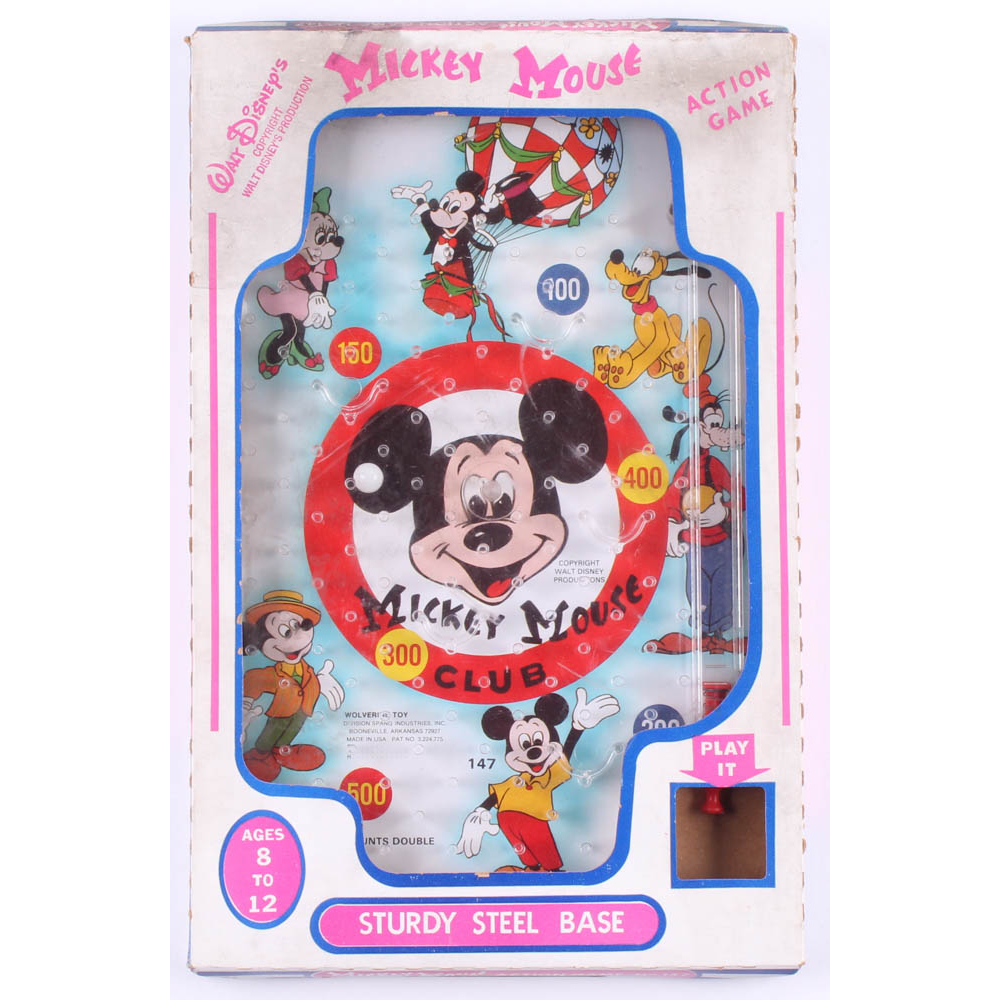 Original Vintage 1965 Walt Disney Mickey Mouse Club Pinball Game in ...