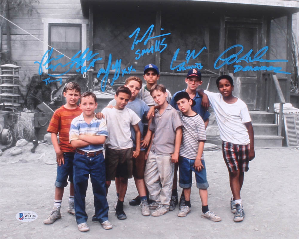"The Sandlot" 11x14 Photo Cast-Signed by (6) with Tom Guiry, Marty York ...