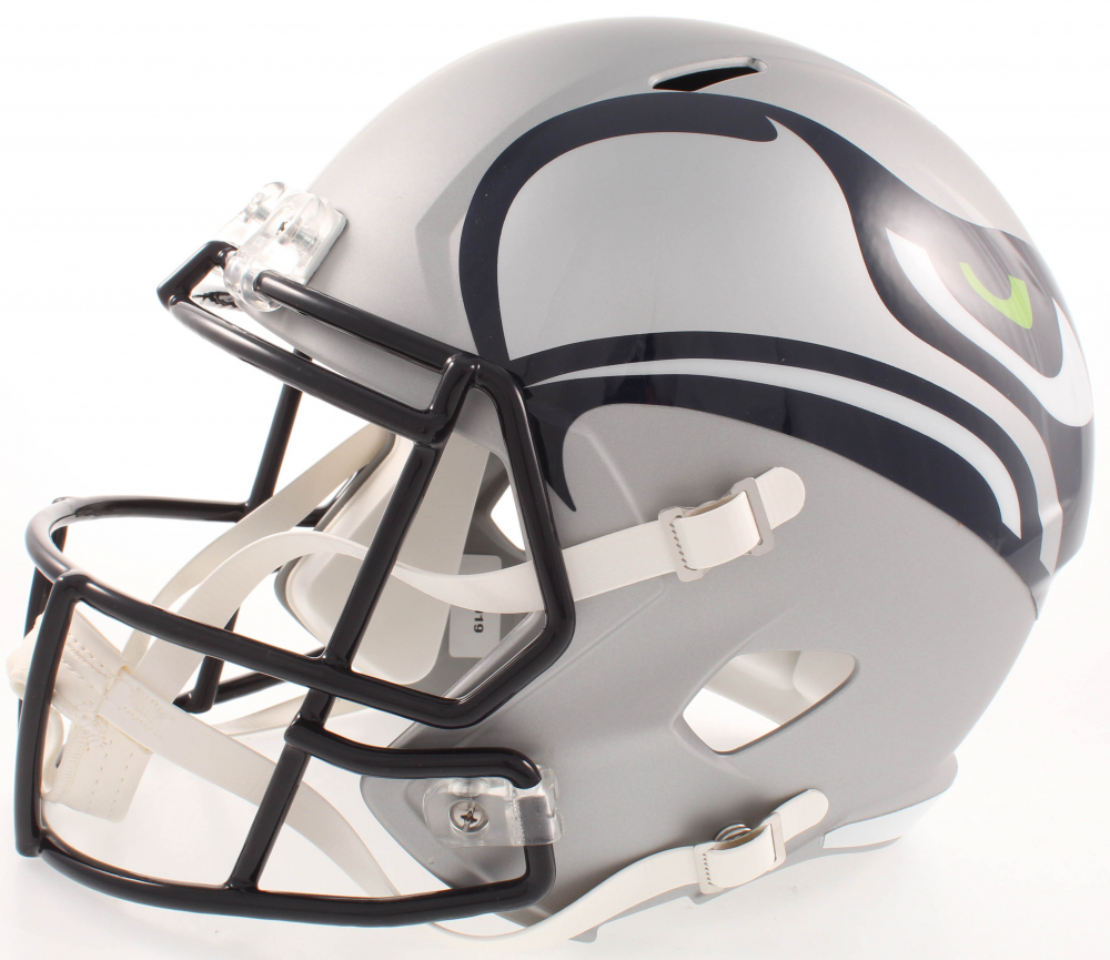 DK Metcalf Signed Seahawks Full-Size AMP Alternate Speed Helmet (JSA ...