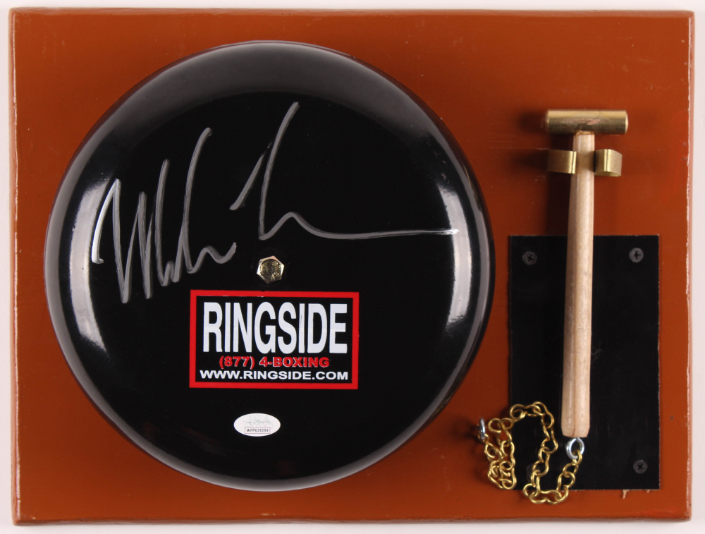 Mike Tyson Signed Authentic Full-Size Ringside Boxing Bell (JSA COA ...