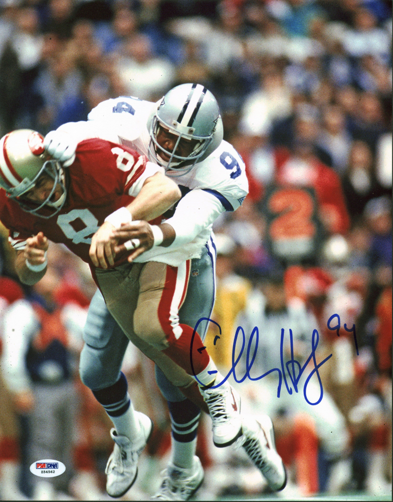 Charles Haley Signed Cowboys 11x14 Photo (PSA COA) | Pristine Auction