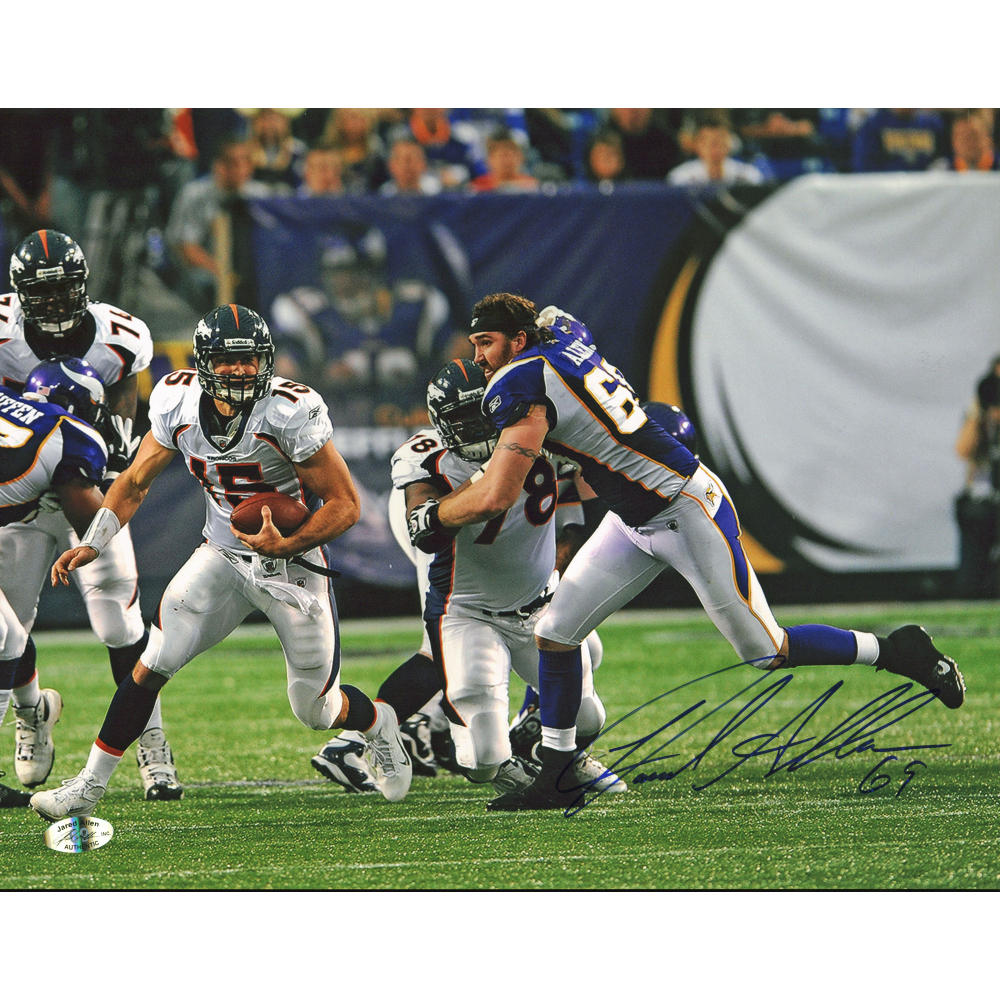 Jared Allen Signed Vikings 11x14 Photo (Allen) | Pristine Auction
