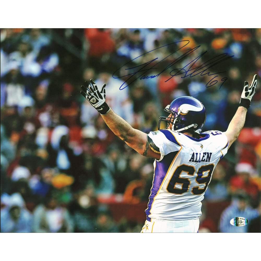 Jared Allen Signed Vikings 11x14 Photo (Allen) | Pristine Auction