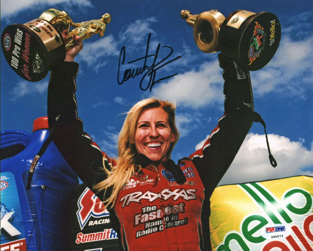Courtney Force Signed 8x10 Photo (PSA COA) | Pristine Auction