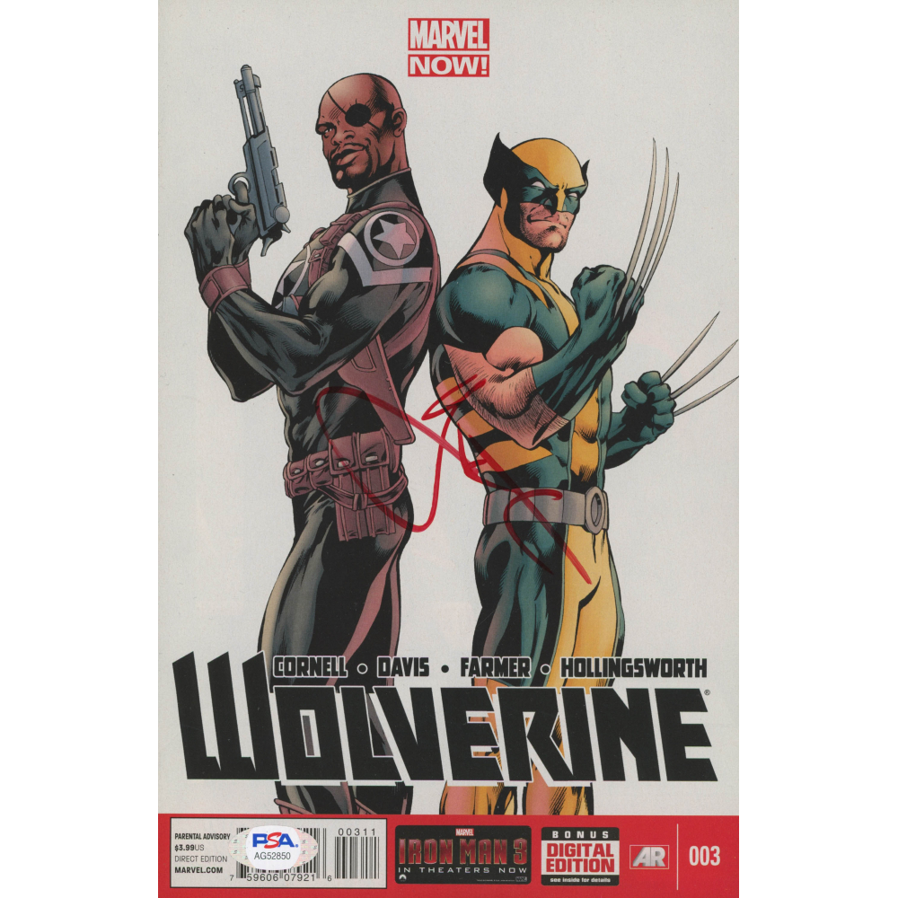 Hugh Jackman Signed 2013 "Wolverine" Issue #03 Comic Book (PSA COA ...