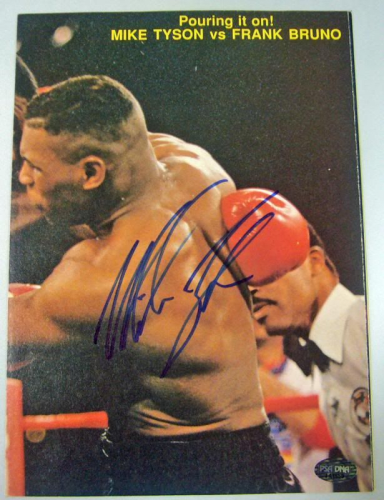 Mike Tyson Signed Magazine Page (PSA COA) | Pristine Auction