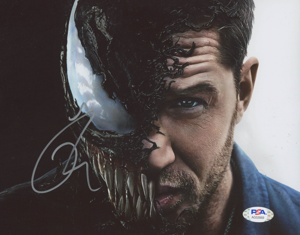 Tom Hardy Signed "Venom" 8x10 Photo (PSA COA) | Pristine Auction