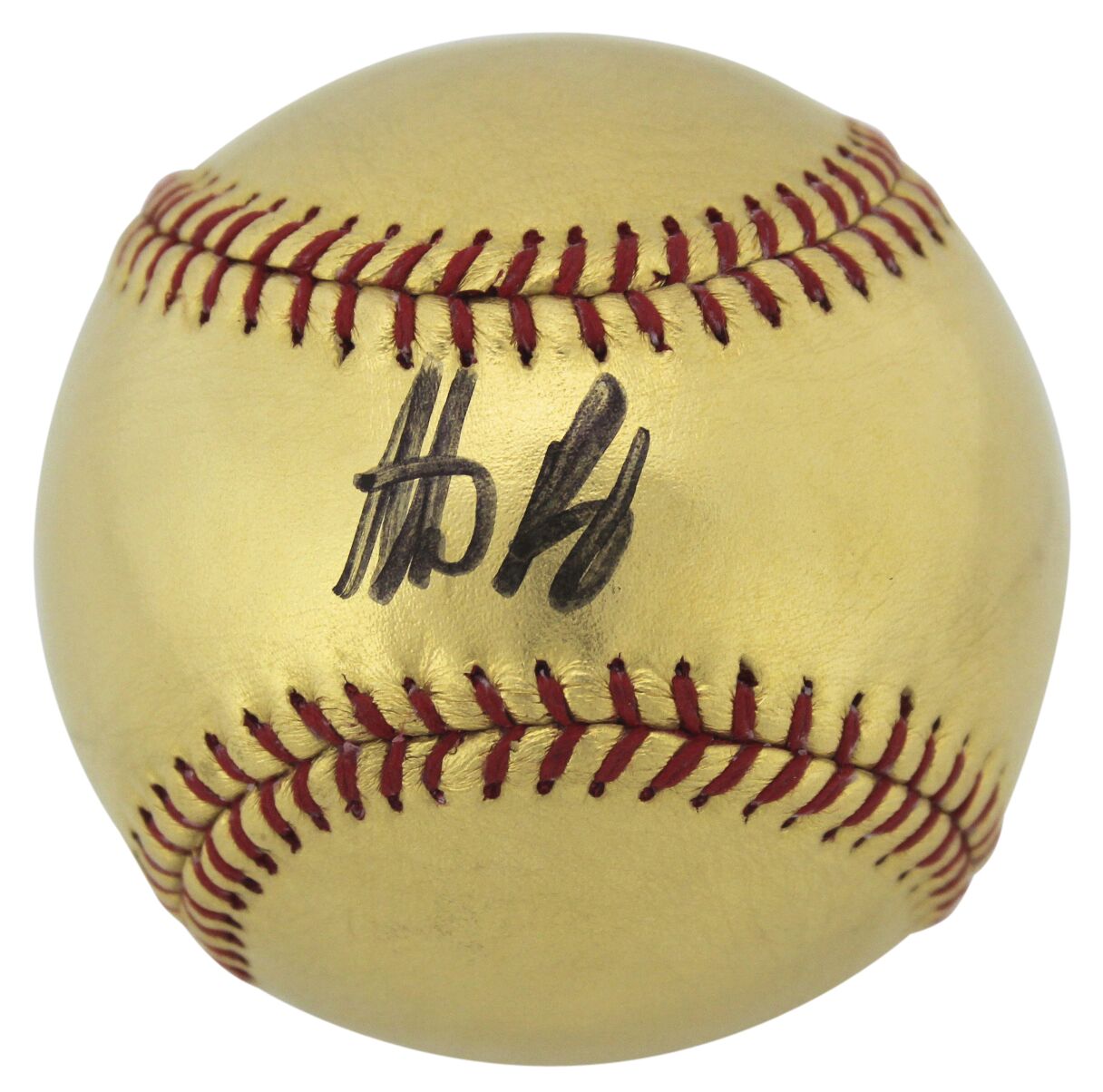 Anthony Rizzo Signed OML Gold Baseball (Fanatics Hologram) | Pristine ...