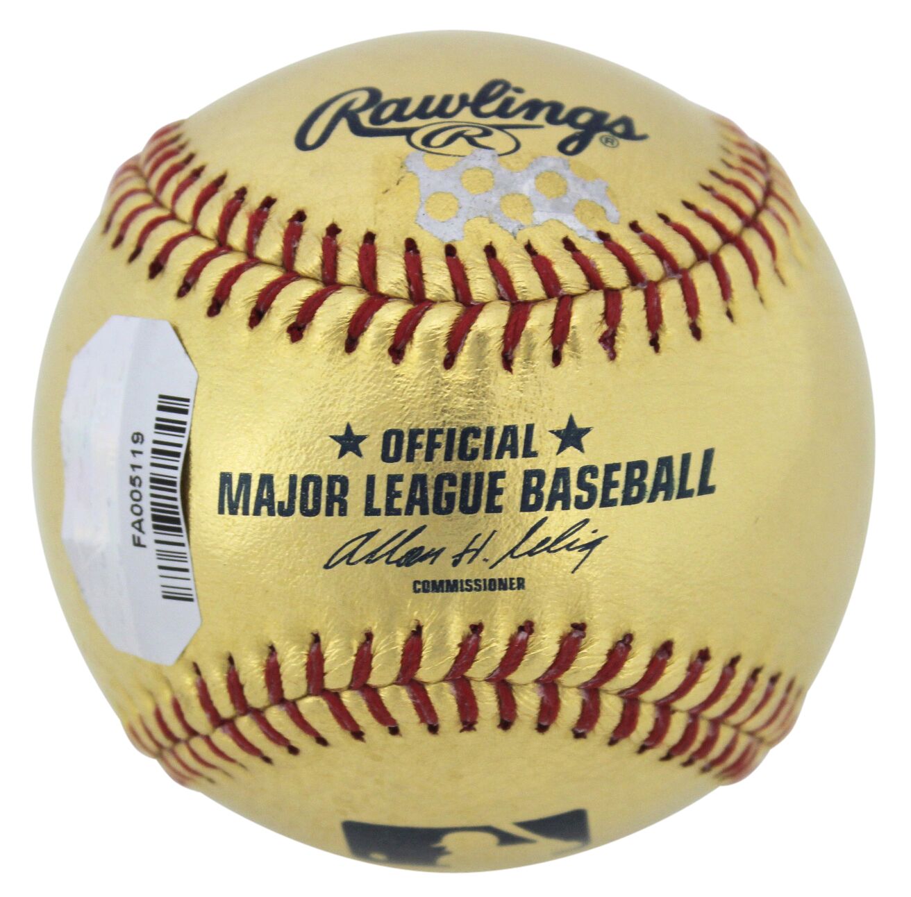 Anthony Rizzo Signed OML Gold Baseball (Fanatics Hologram) | Pristine ...