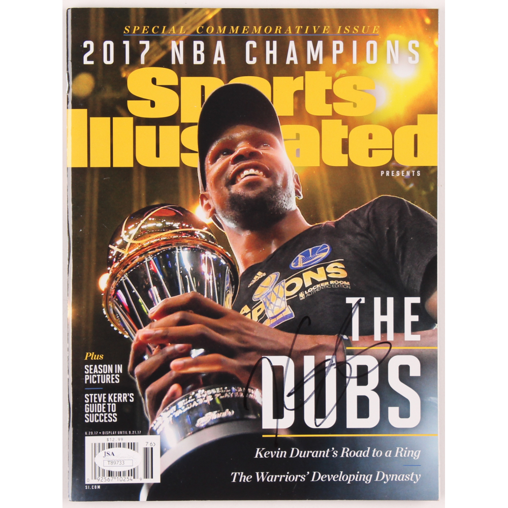 Kevin Durant Signed 2017 Sports Illustrated Magazine (JSA COA ...