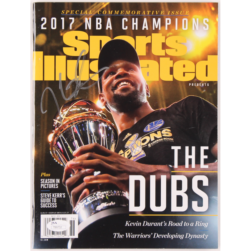 Kevin Durant Signed 2017 Sports Illustrated Magazine (JSA COA ...