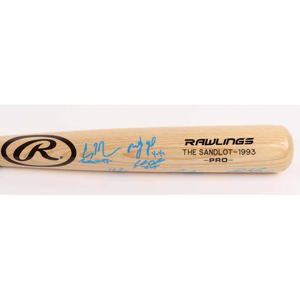 "The Sandlot" Rawlings Pro Baseball Bat Cast-Signed by (6) with Tom ...