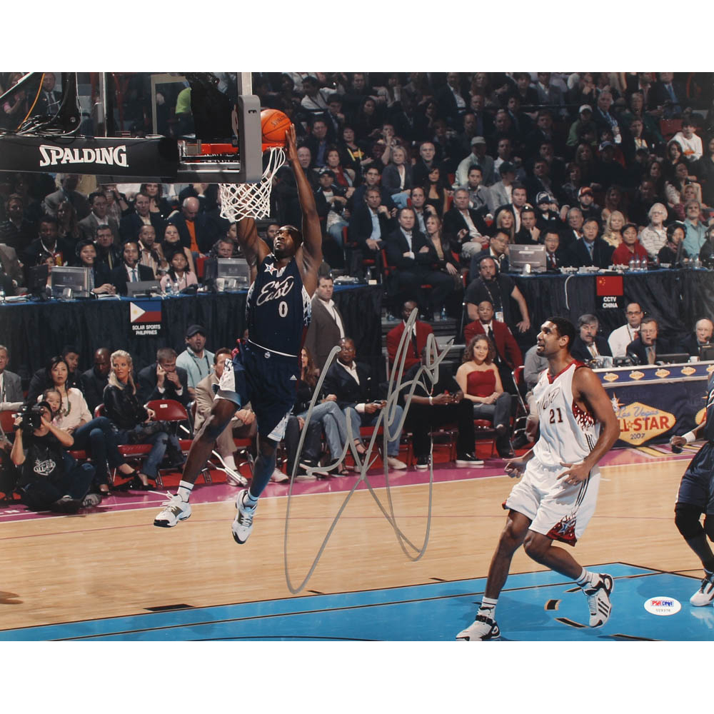 Gilbert Arenas Signed 2007 NBA All-Star Game 16x20 Photo (PSA Hologram ...