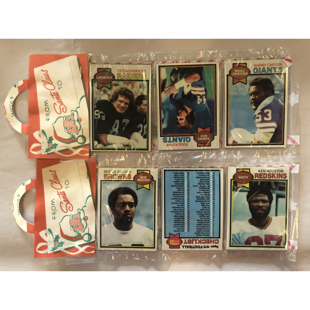 Lot of (2) 1979 Topps Unopened Football Christmas Rack Packs | Pristine ...