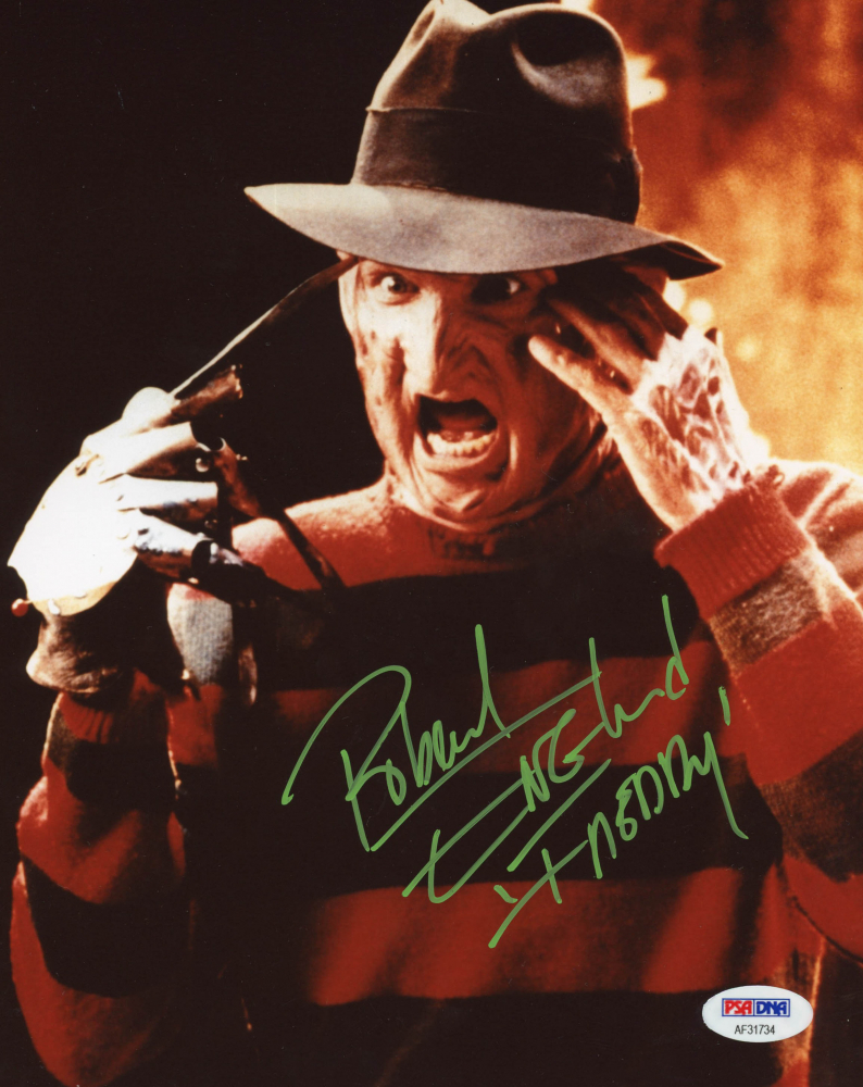 Robert Englund Signed "A Nightmare on Elm Street" 8x10 Photo Inscribed ...