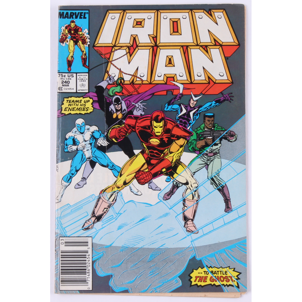 1989 "Iron Man" Issue #240 Marvel Comic Book | Pristine Auction