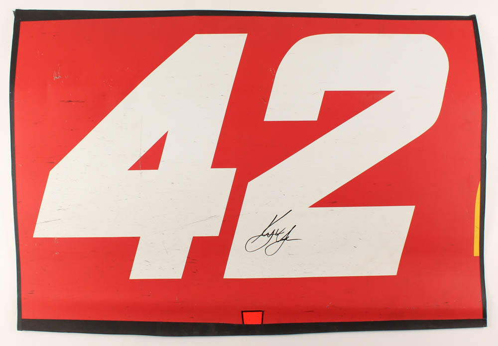 Kyle Larson Signed Race-Used #42 Full Door Sheet Metal (PA COA ...