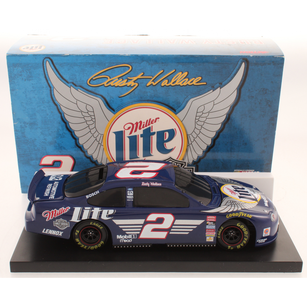 Rusty Wallace LE NASCAR #2 Miller-Lite / Harley-Davidson 1999 Taurus -1 ...