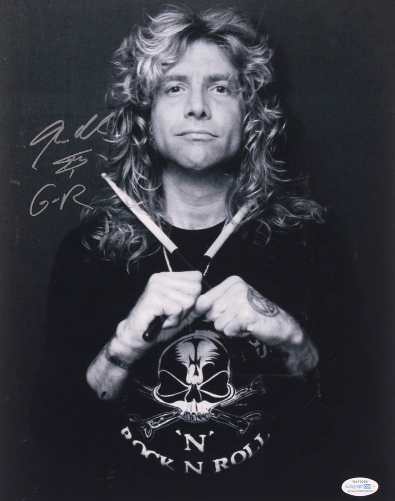 Steven Adler Signed Guns N' Roses 11x14 Photo Inscribed "G-R ...