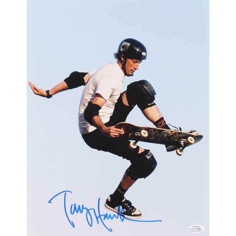 Tony Hawk Signed 11x14 Photo (AutographCOA COA) | Pristine Auction
