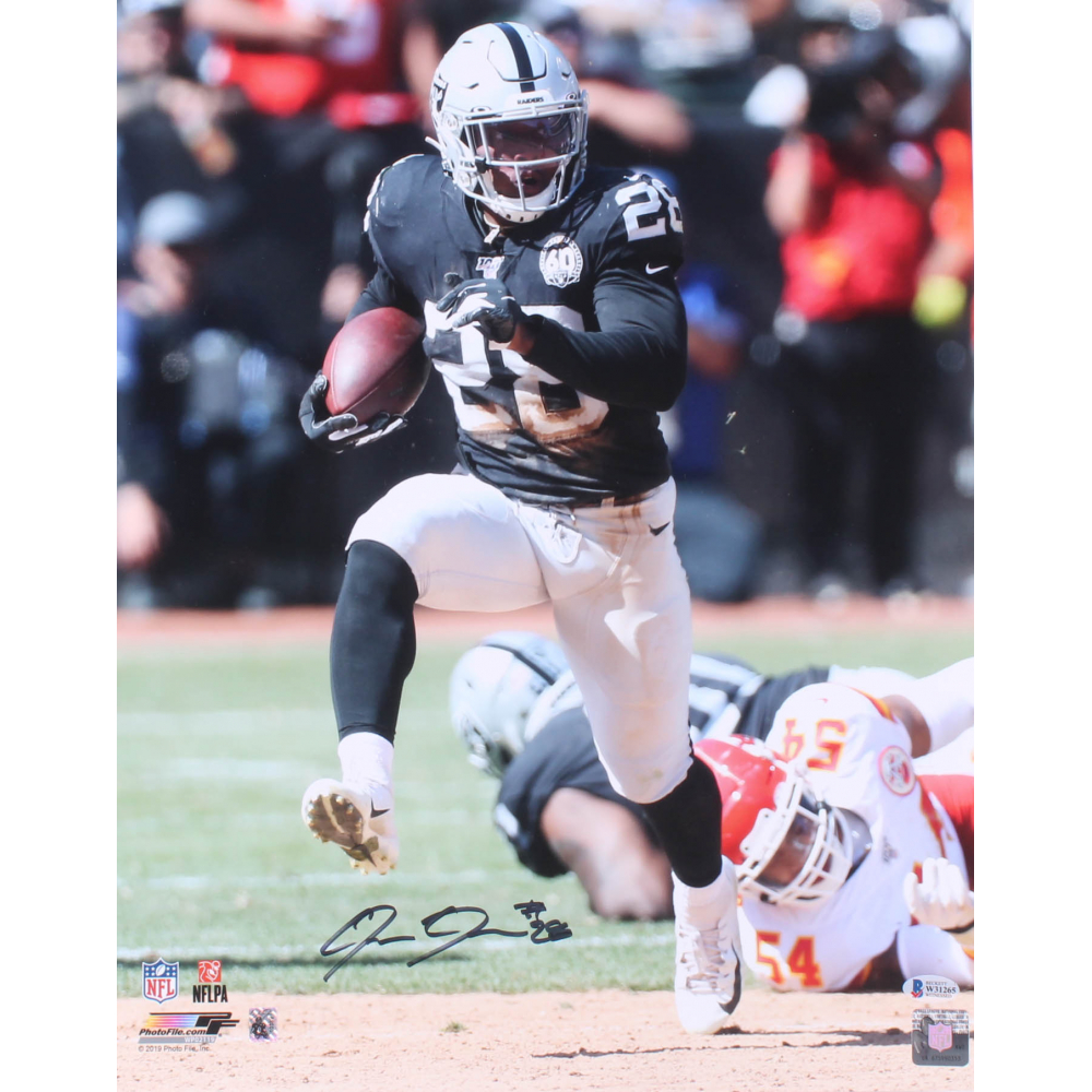 Josh Jacobs Signed Raiders 16x20 Photo (Beckett COA & Jacobs Hologram ...