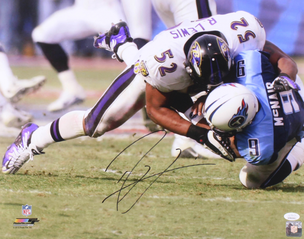 Ray Lewis Signed Ravens 16x20 Photo (JSA COA) | Pristine Auction