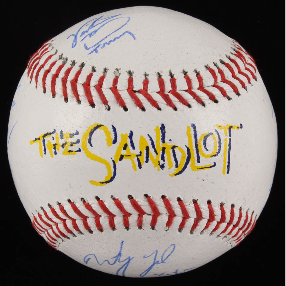 "The Sandlot" Logo Baseball Cast-Signed by (5) with Tom Guiry, Marty ...