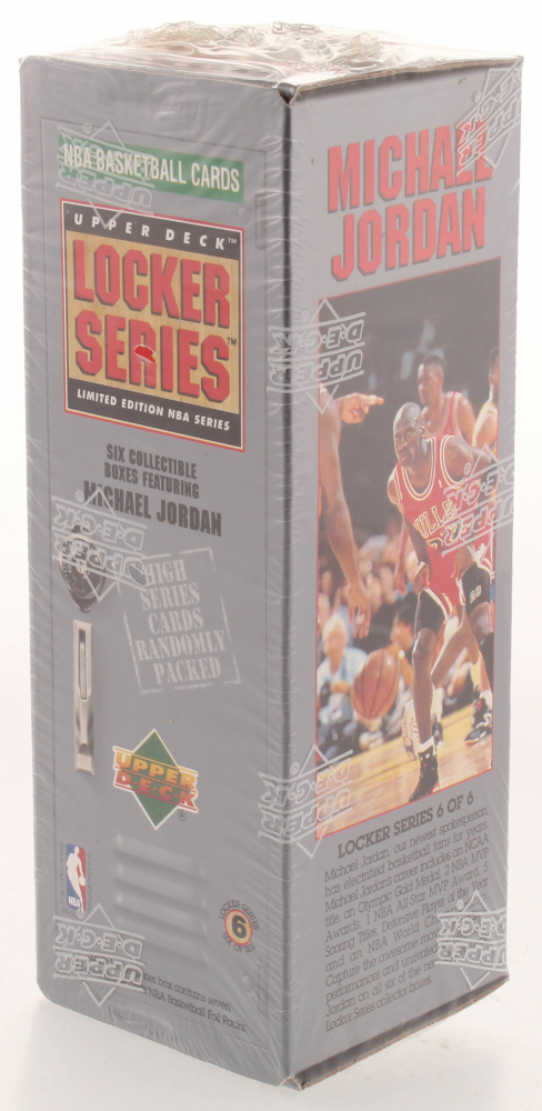 1991 Upper Deck NBA Michael Jordan Locker Series 6 Box with (7) Packs ...