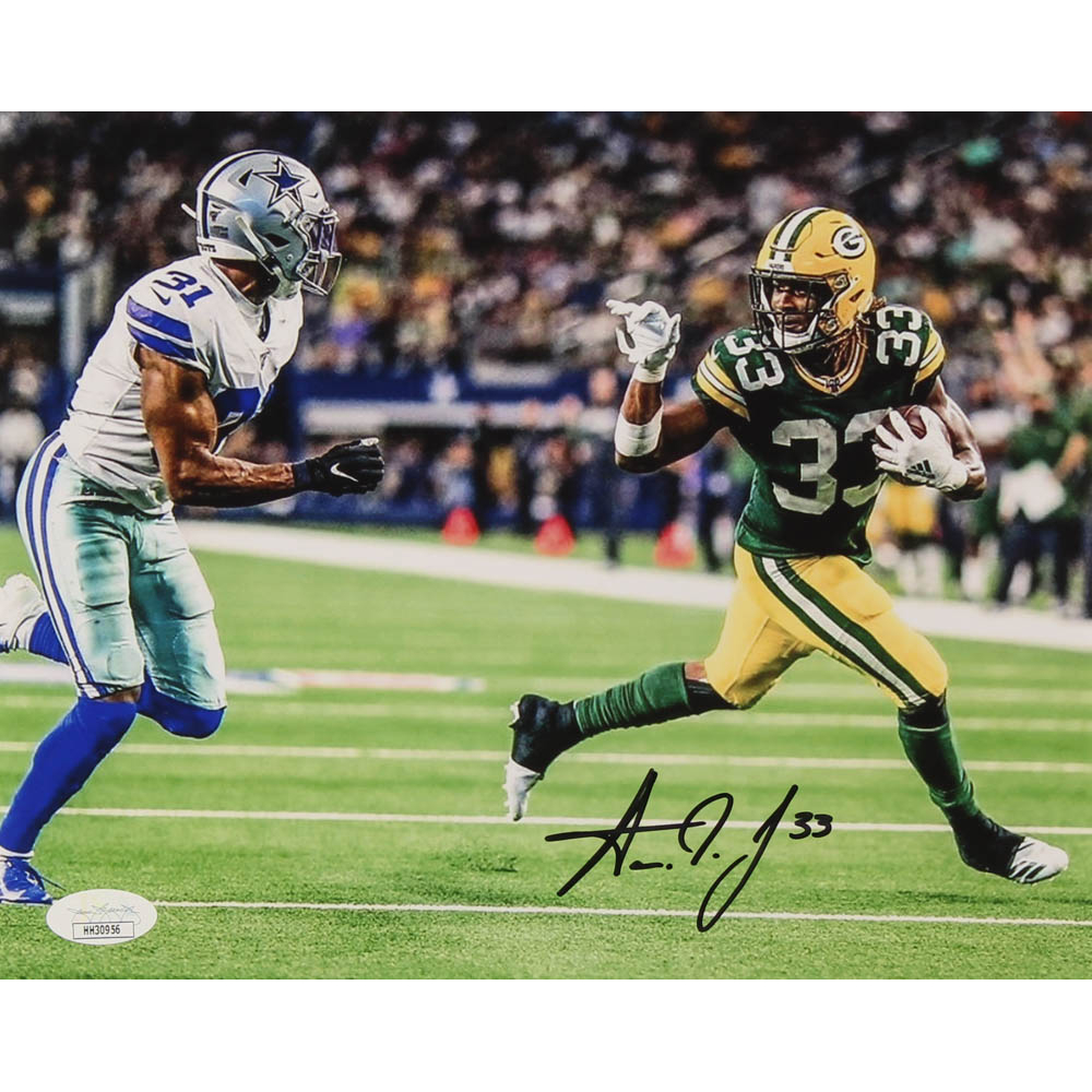 Aaron Jones Signed Packers 8x10 Photo (JSA COA) | Pristine Auction