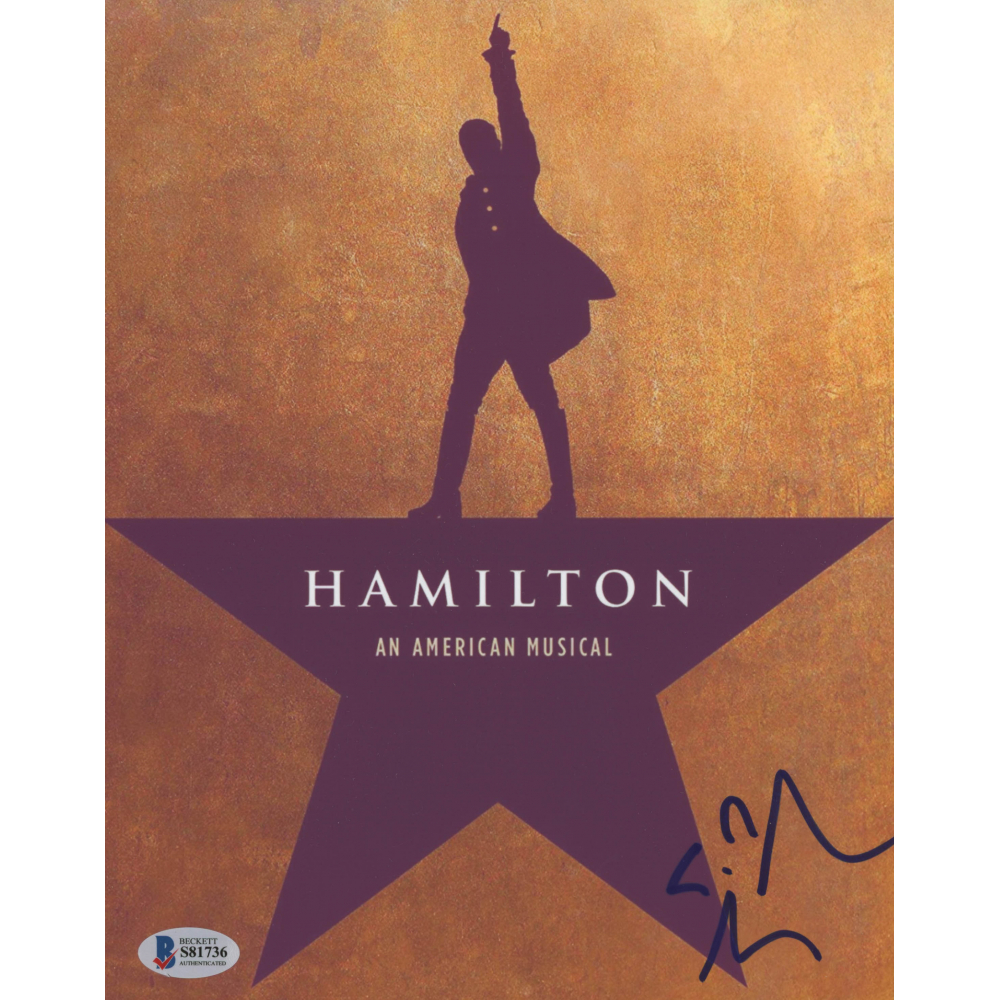Lin-Manuel Miranda Signed "Hamilton: An American Musical" 8x10 Photo ...