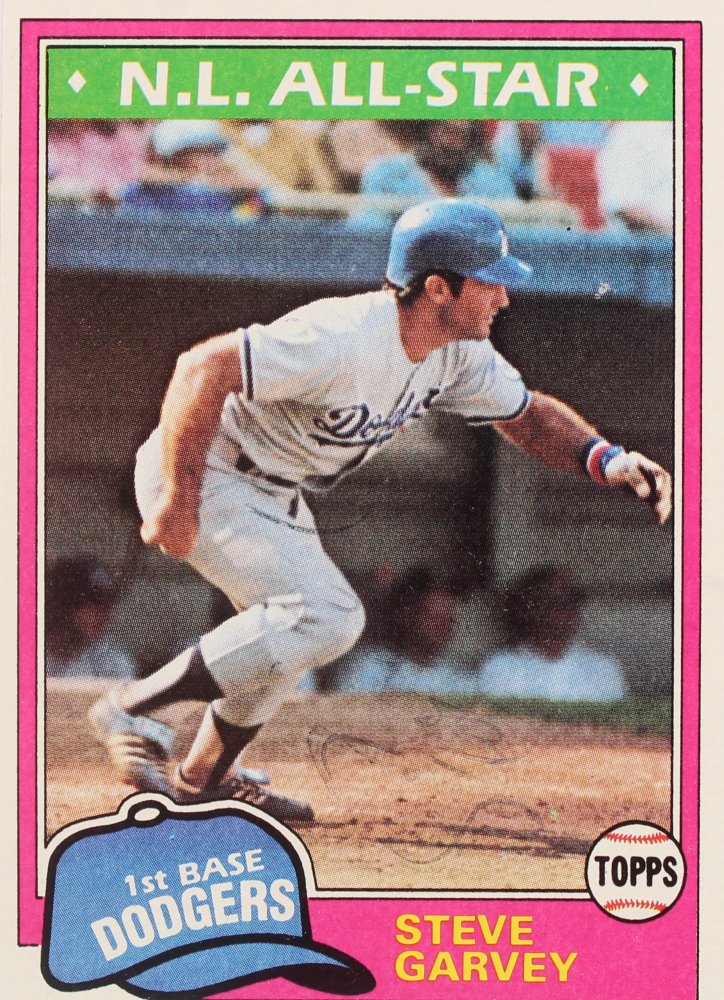 Lot of (7) Signed 1981 Topps Baseball Cards with #720 Fred Lynn, #530 ...