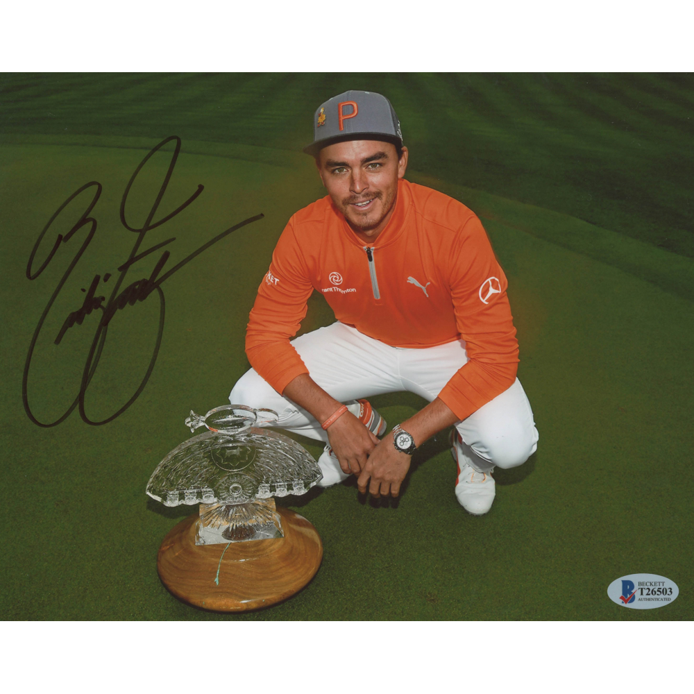 Rickie Fowler Signed 8x10 Photo (Beckett COA) | Pristine Auction