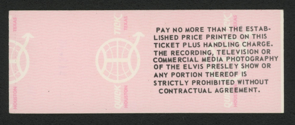Elvis Presley Authentic Ticket Stub from May 30, 1977 | Pristine Auction