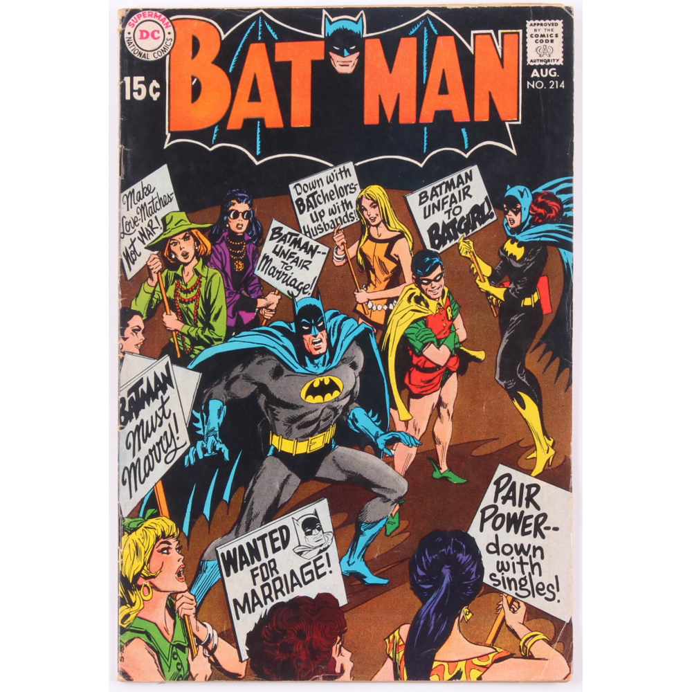 1969 "Batman" Issue #214 DC Comic Book | Pristine Auction