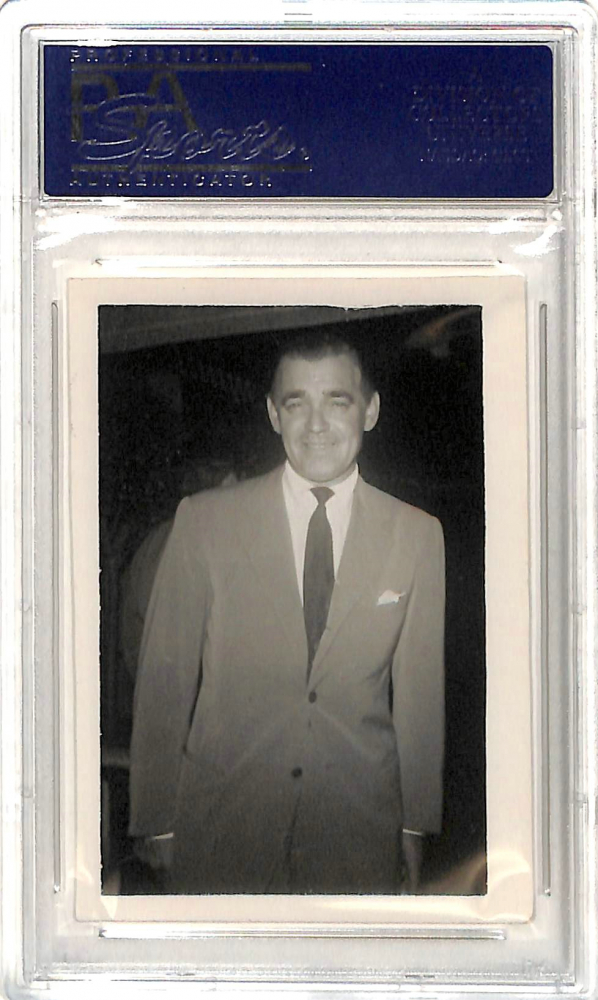 Clark Gable Signed 2.5x3.5 Photo (PSA Encapsulated) | Pristine Auction