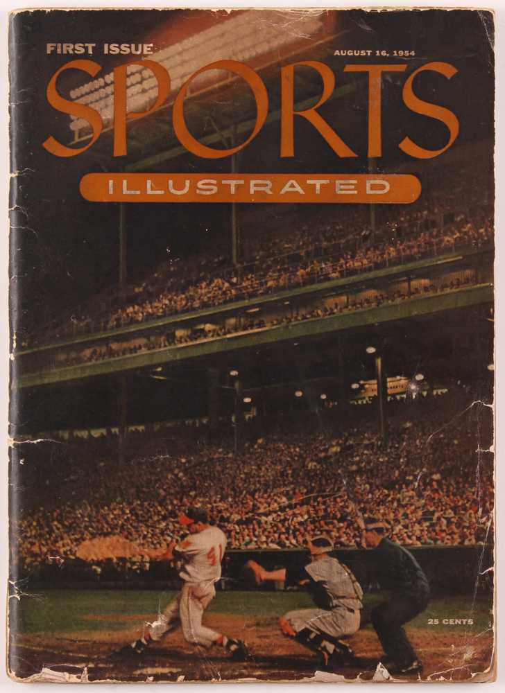 Original First Issue Sports Illustrated Magazine from August 16, 1954 ...