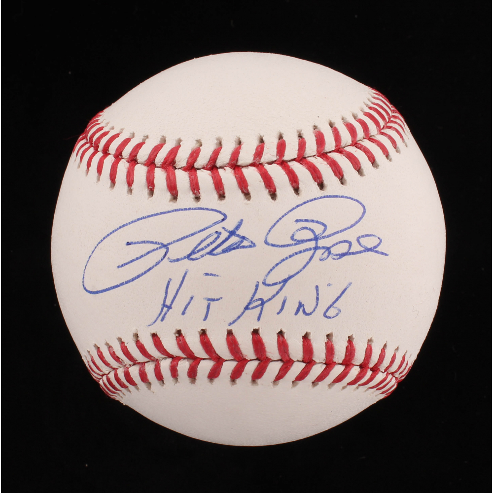Pete Rose Signed OML Baseball Inscribed "Hit King" (PSA COA) | Pristine ...