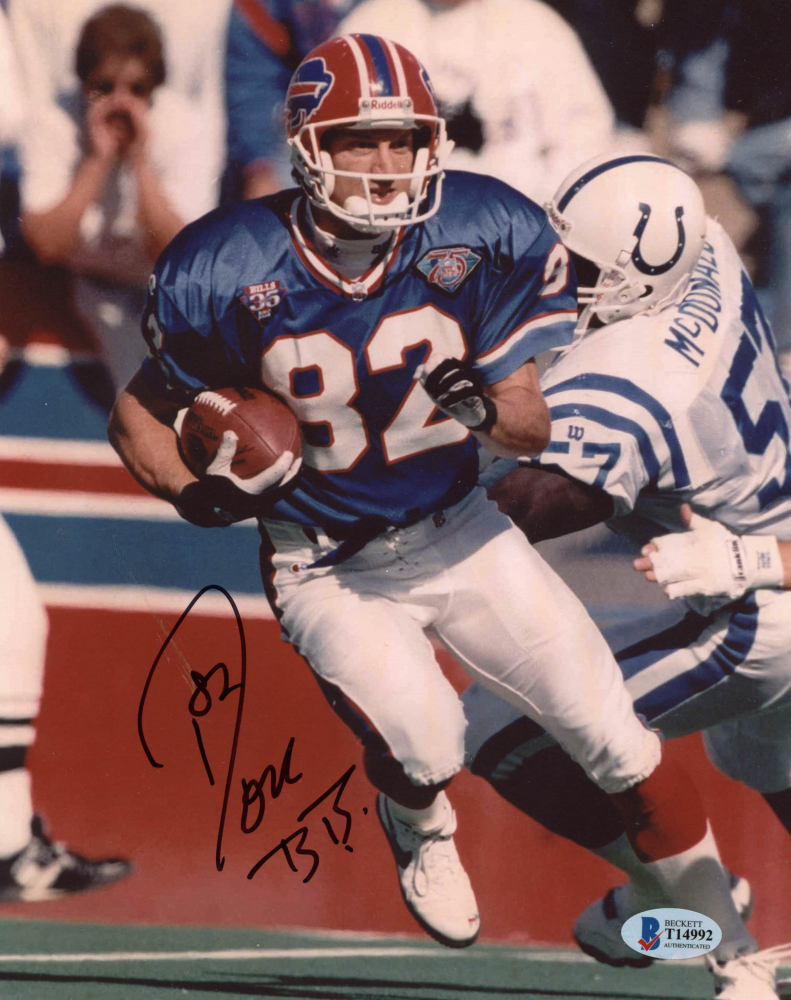 Don Beebe Signed Bills 8x10 Photo (Beckett COA) | Pristine Auction