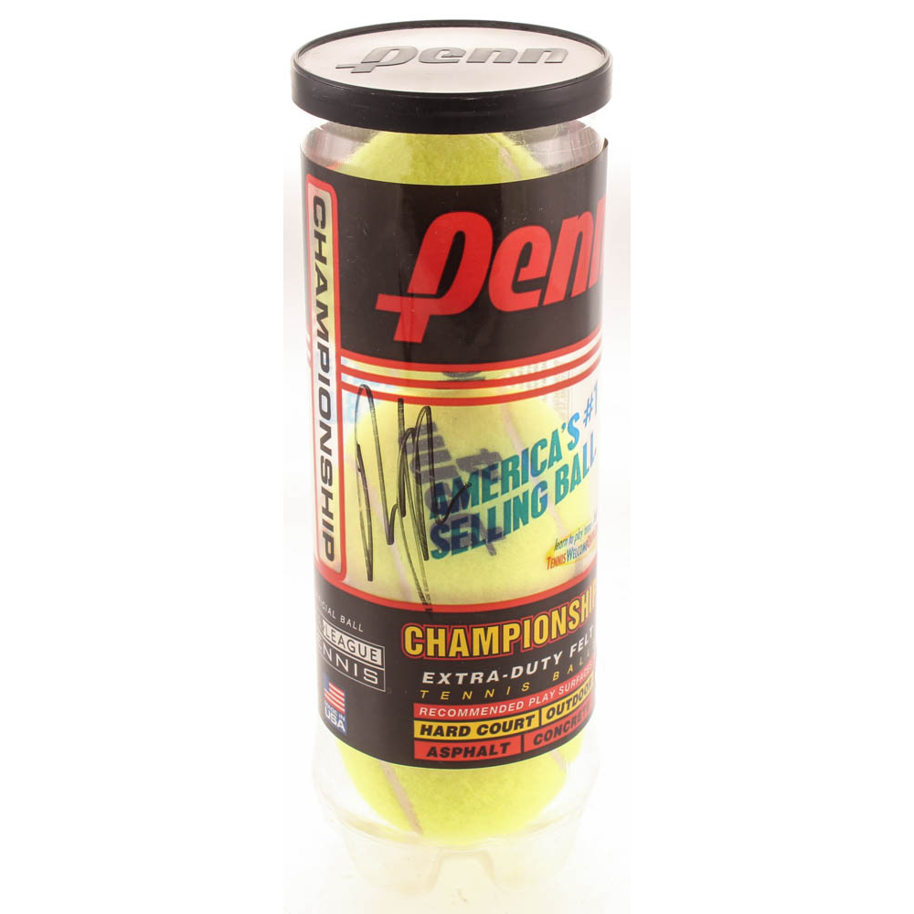 Andy Roddick Signed Penn 4 Tennis Ball Canister (JSA COA) | Pristine ...