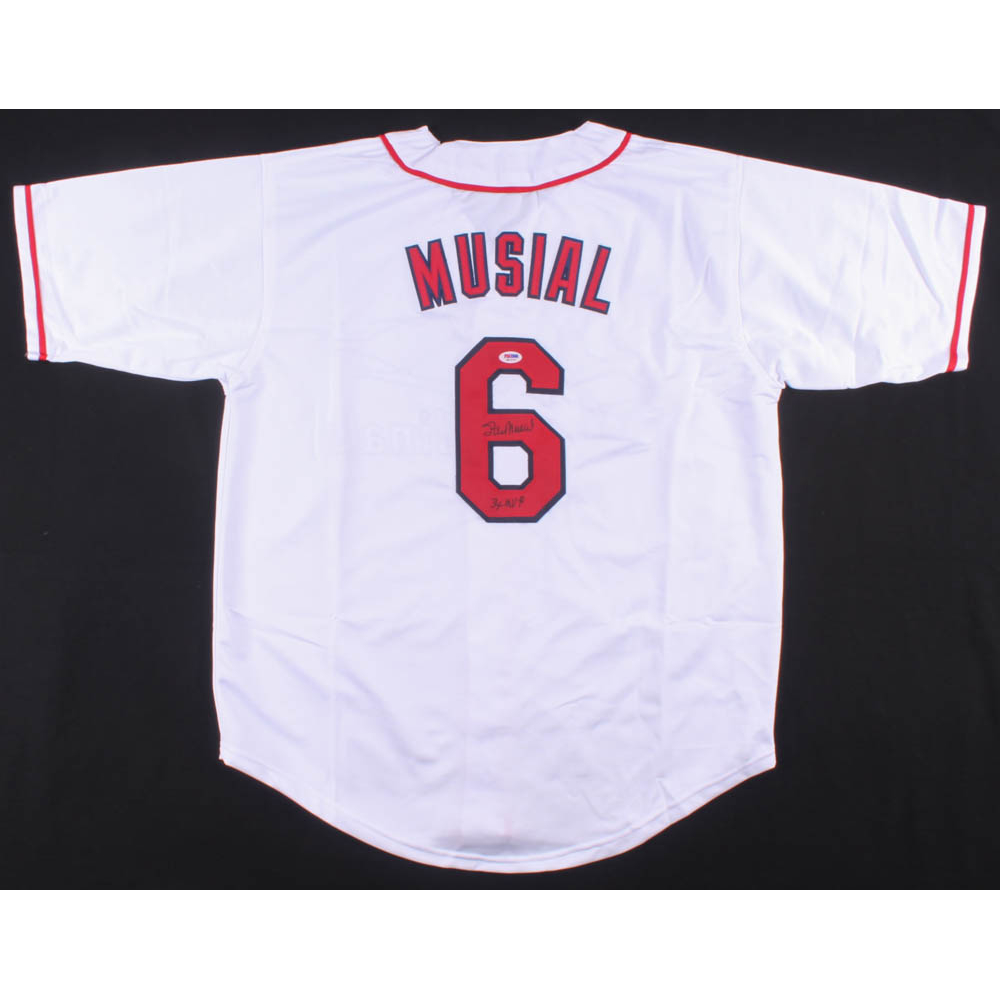 Stan Musial Signed Jersey Inscribed "3x MVP" (PSA COA) | Pristine Auction