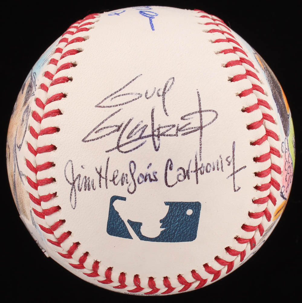 Roberto Alomar & Guy Gilchrist Signed OML Art Baseball Inscribed "Jim ...