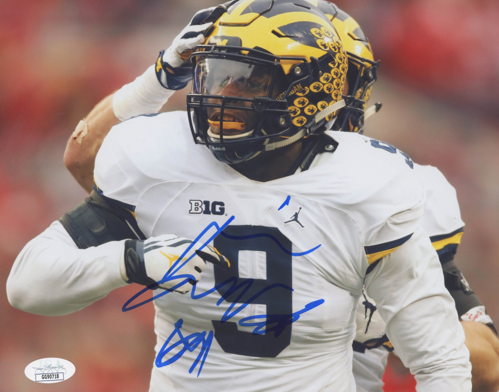 Mike McCray Signed Michigan Wolverines 8x10 Photo (JSA COA) | Pristine ...