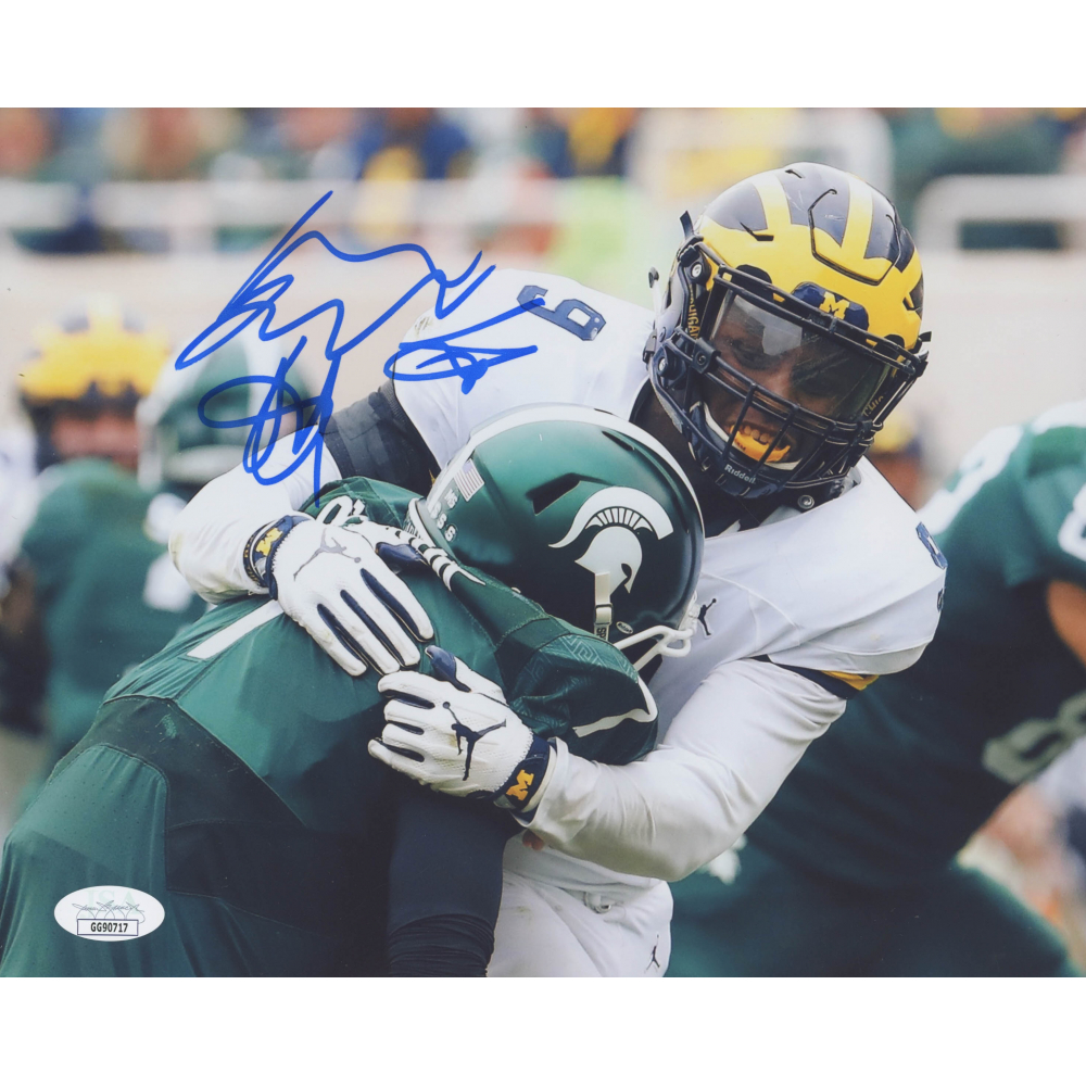 Mike McCray Signed Michigan Wolverines 8x10 Photo (JSA COA) | Pristine ...