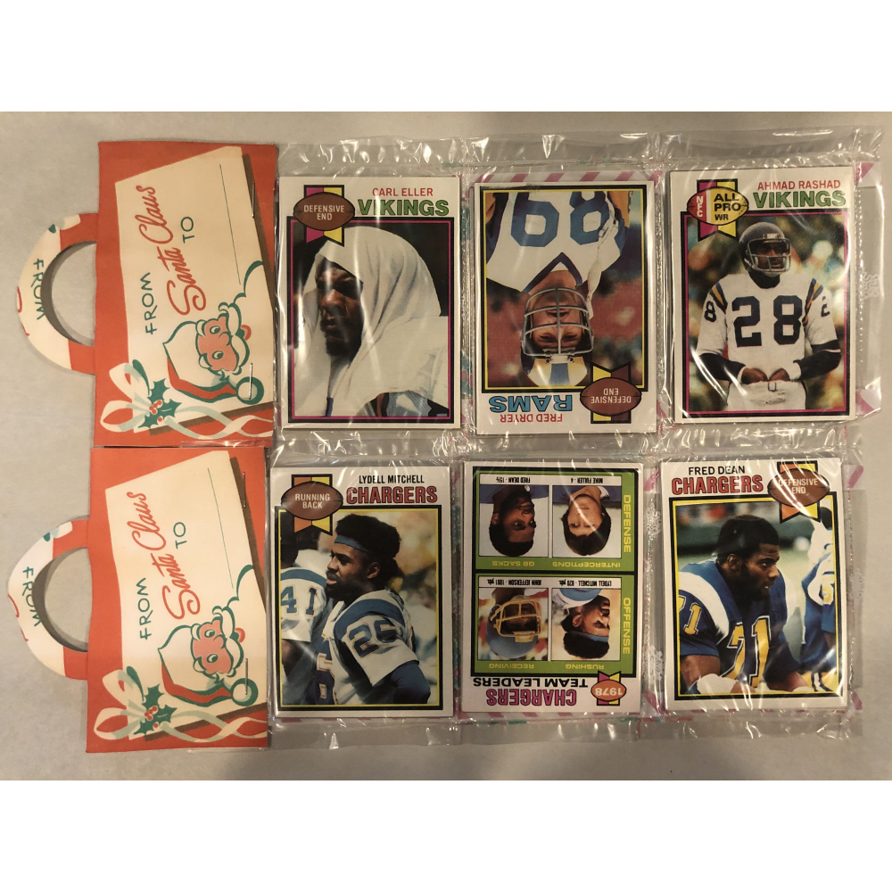 Lot of (2) 1979 Topps Unopened Football Christmas Rack Packs | Pristine ...