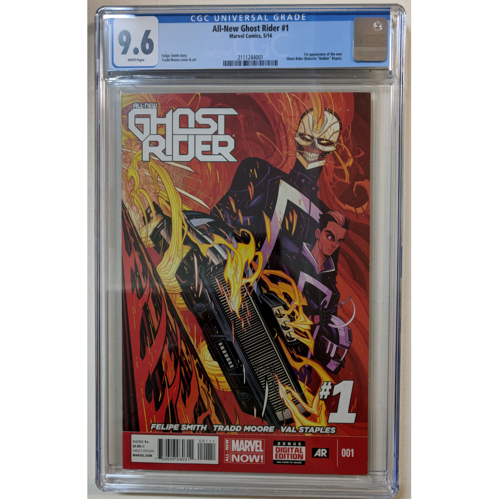 2014 "All-New Ghost Rider" Issue #1 Marvel Comic Book (CGC 9.6 ...