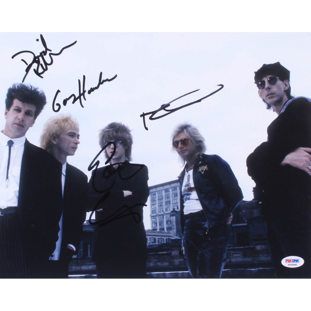 The Cars 11x14 Photo Band-Signed by (4) with Ric Ocasek, Greg Hawkes ...