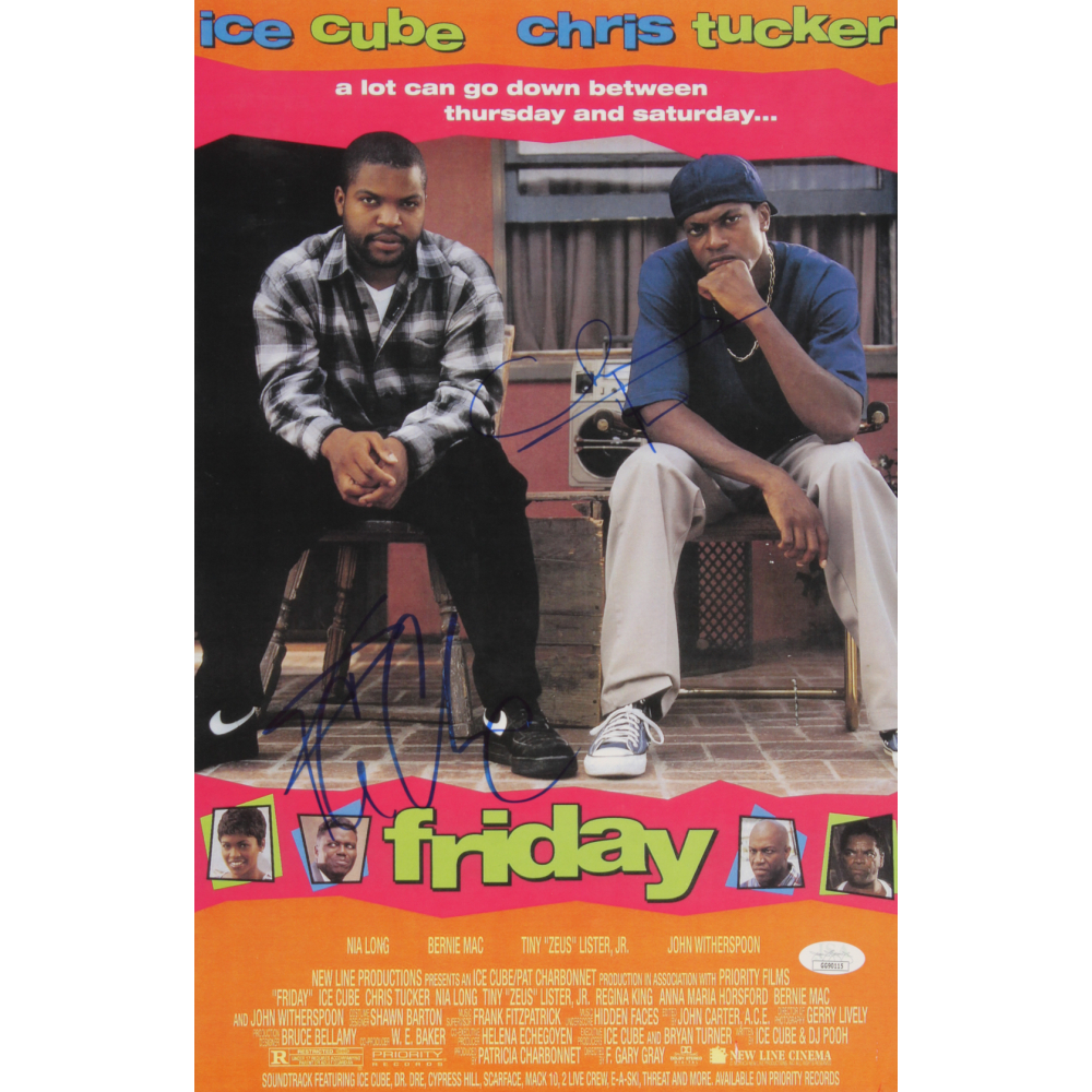 Ice Cube & Chris Tucker Signed "Friday" 11x17 Photo (JSA COA ...