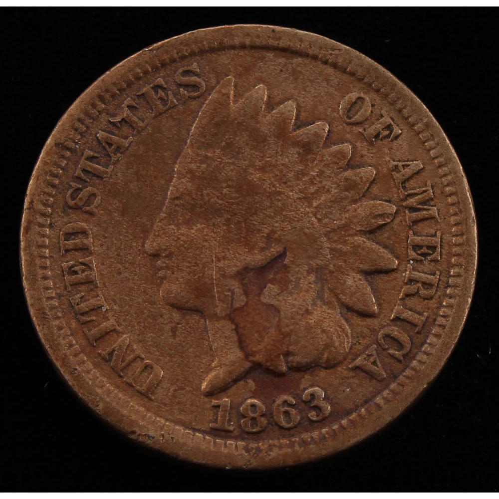 1863 Indian Head Penny | Pristine Auction