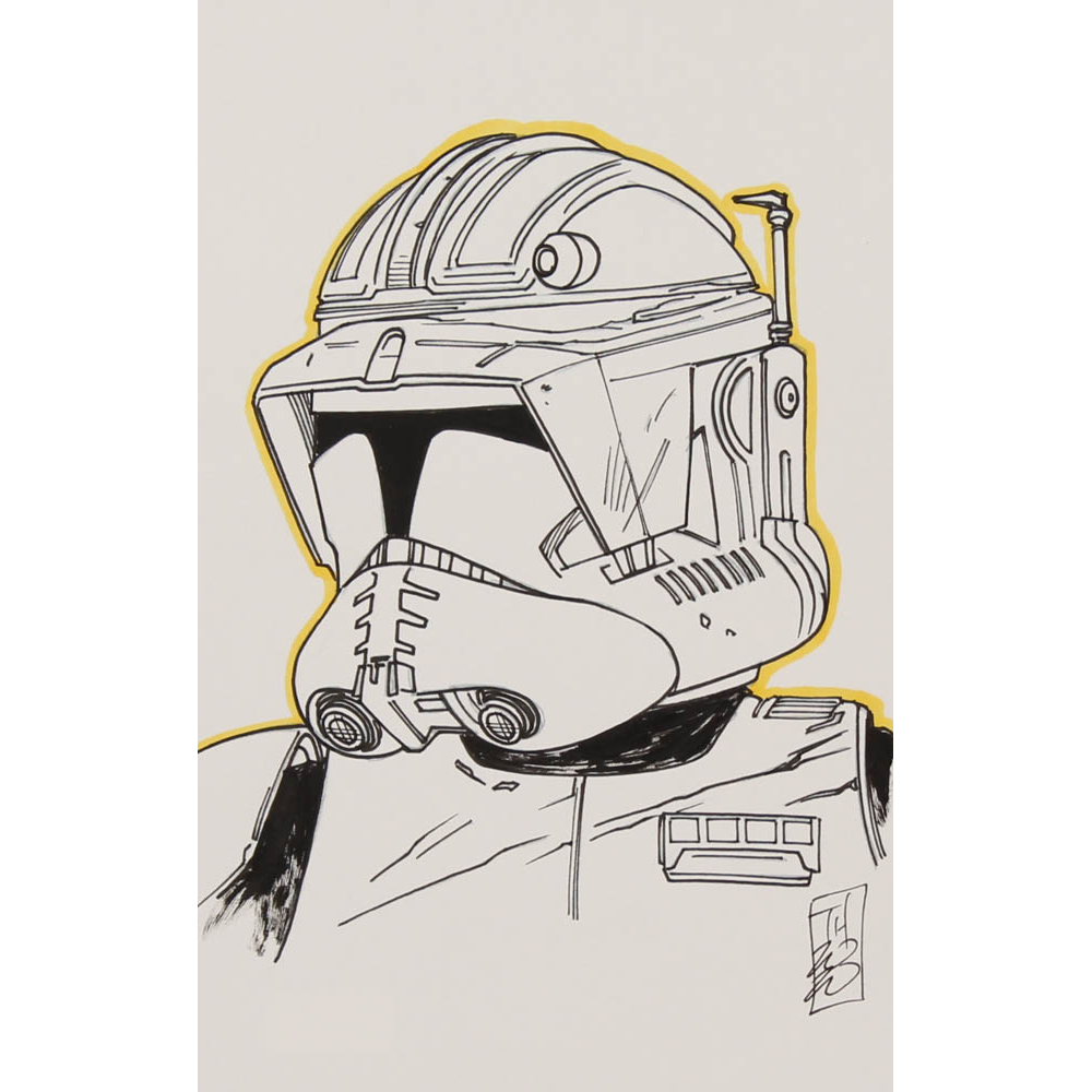 Tom Hodges - Clone Commander Cody - "Star Wars" - Signed ORIGINAL 5.5 ...