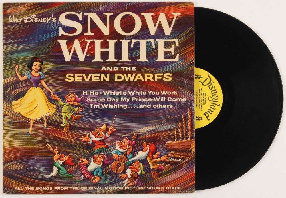 Vintage 1963 Walt Disney Snow White And The Seven Dwarfs Vinyl Lp